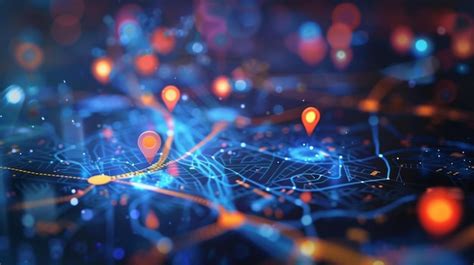 Premium Photo A Map With Multiple Pins Placed On Different Locations