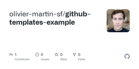 Github Olivier Martin Sf Github Templates Example