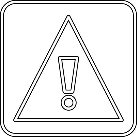 Caution Sign Vecto Icon 37949729 Vector Art At Vecteezy