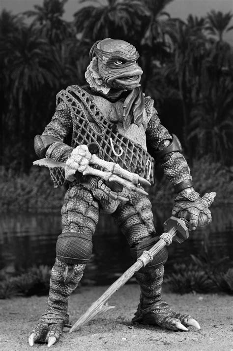 Neca Universal Monsters X Teenage Mutant Ninja Turtles Black And White
