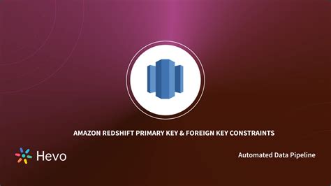 How To Work With Aws Redshift Primary Keys And Foreign Keys