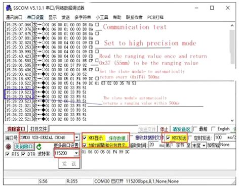 vl53l0x time of flight tof 2m laser ranging built in mcu algorithm i2c uart modbus tof200f