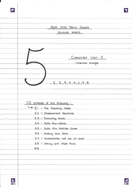 Gcse Biology Aqa Triple Higher Tier Revision Notes Biology Chapter B1