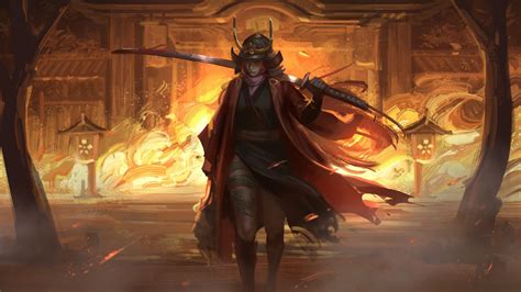 Girl Katana Samurai Tattoo Woman Warrior Hd Samurai Wallpapers Hd