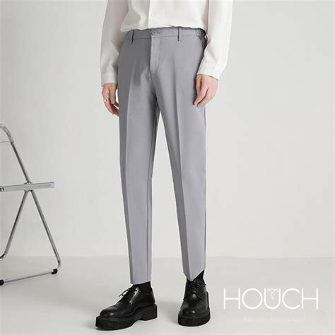 Houch พร้อมส่ง Cod กางเกงขาเต่อ 5 ส่วน ชิโน่ ผ้ายืดนิดหน่อย เอว 28 36 นิ้ว กางเกงทำงานผู้ชาย