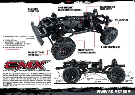 MST CMX C Pickup RTR Rot Racers Point Modellbau