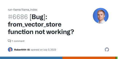 Bug Fromvectorstore Function Not Working · Issue 6686 · Run