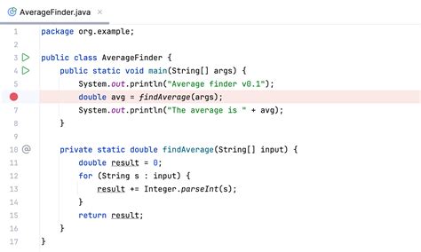 Tutorial Debug Your First Java Application Intellij Idea Documentation