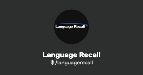 Language Recall Linktree