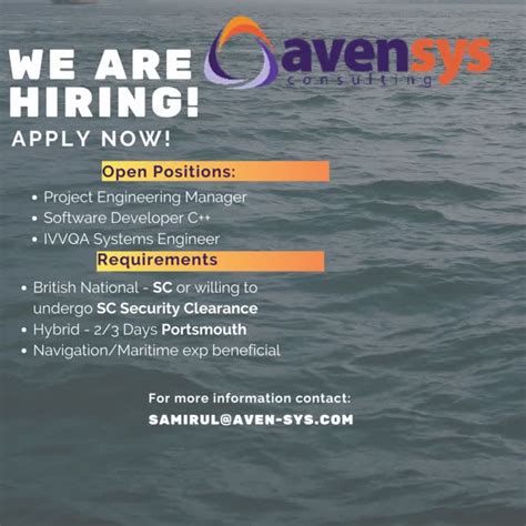 Portsmouth Softwareengineer Systemsengineer Engineeringmanager