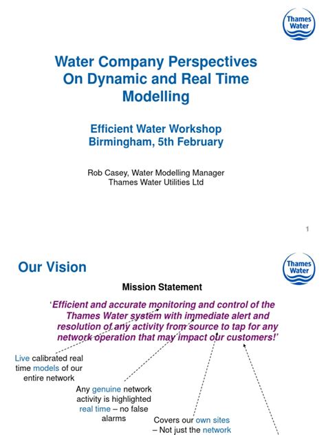 01 dynamic and real time modelling rob casey pdf water supply network scada