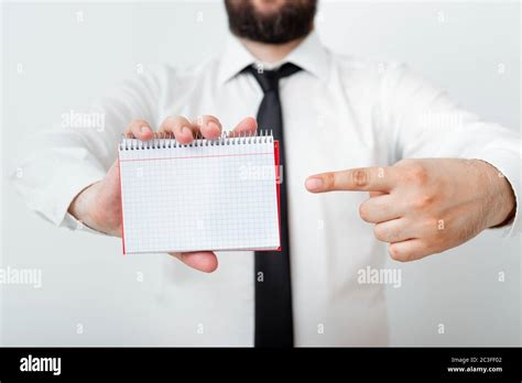 Model Displaying Different Empty Color Notepad Mock Up For Writing Idea