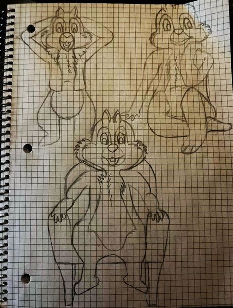 Some Chip Sketches 2 By Reigntheweremunk On Deviantart