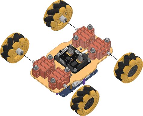 Assembling Basic Quarky Mecanum Wheel Robot Stempedia Education