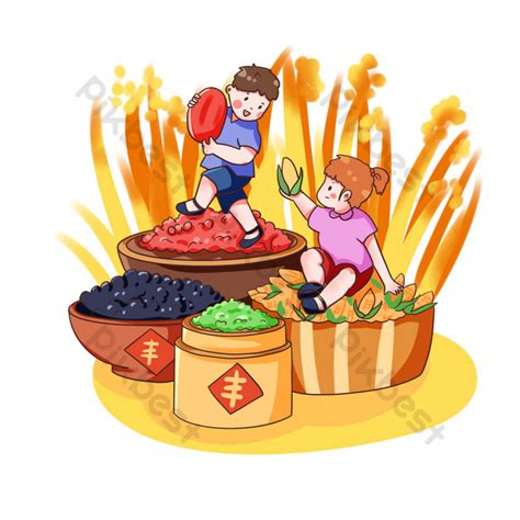 가을 가을 수확 곡식 곡물 Png 이미지 일러스트 Psd 무료 다운로드 Pikbest