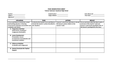 Star Observation Sheet 2022 2023 Star Observation Sheet Tukuran