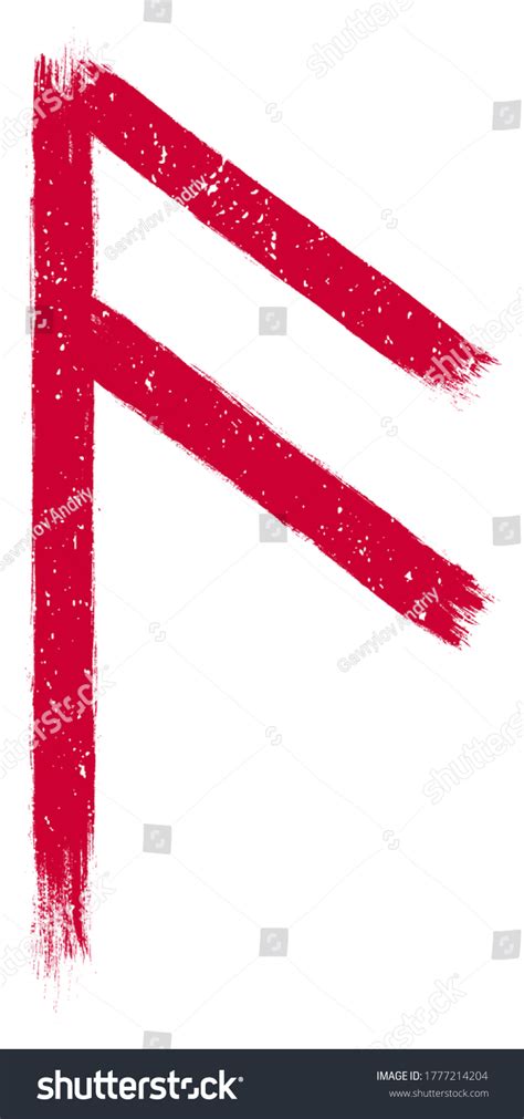 Ansuz God Nordic Viking Bind Rune Stock Illustration 1777214204 Shutterstock