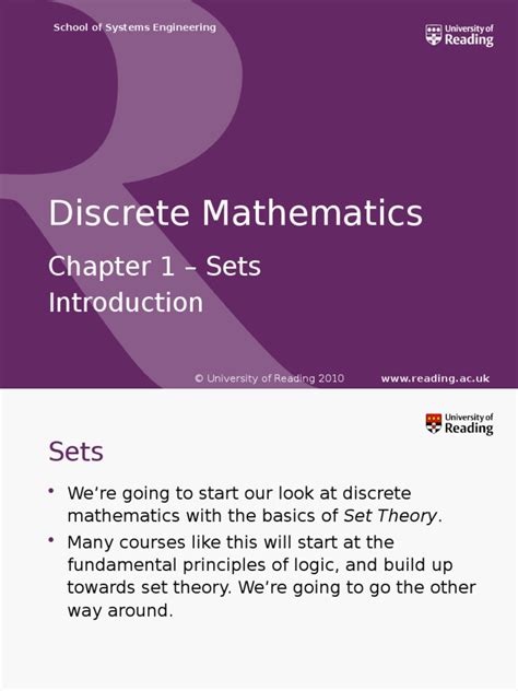 Discrete Mathematics Chapter 1 Sets Pdf Empty Set Integer