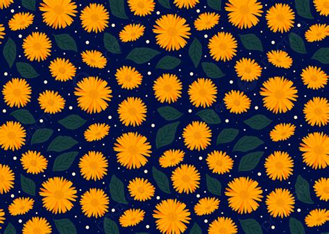 봄 꽃 패턴 진한 파란색 봄 분위기 봄 배경 일러스트 및 사진 무료 다운로드 Pngtree