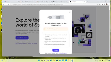 Ledger Support Page Info Missing In The Popup Wallet · Issue 2449