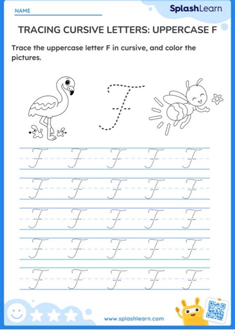 capital letter f in cursive writing