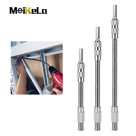 Meikela 다기능 범용 플렉시블 샤프트 연장 막대 호스 연결 전기 스크루 드라이버 비트 드릴 전용 1 개 Aliexpress