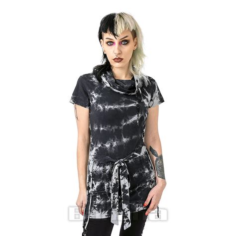 Innocent Tamara Tie Dye Top Gothic Alternative Tops