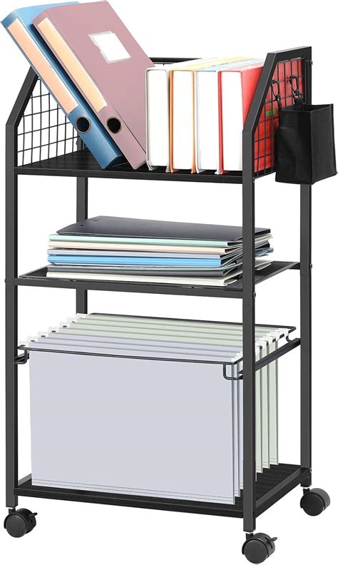 LIANTRAL 3 Tier Rolling File Cart With Hanging File Philippines Ubuy