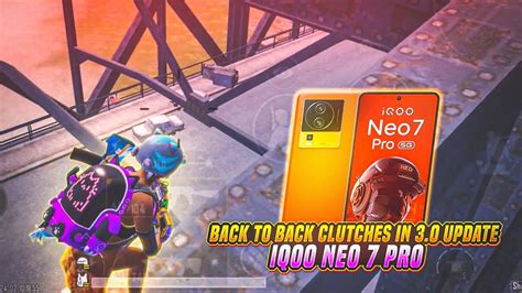 Aggressive Squad Wipe In Bgmi 30 Update 💥 Iqoo Neo 7 Pro Smooth
