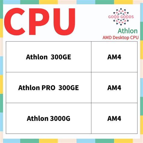 Athlon 300GE Athlon PRO 300GE Athlon 3000G AMD Athlon Processor Desktop CPU Socket AM4 1331Pin