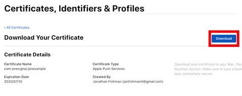 Ios P12 Certificate Generation Onesignal