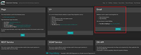 Mailhog Feature In Lsa Vm Pega 88 Support Center