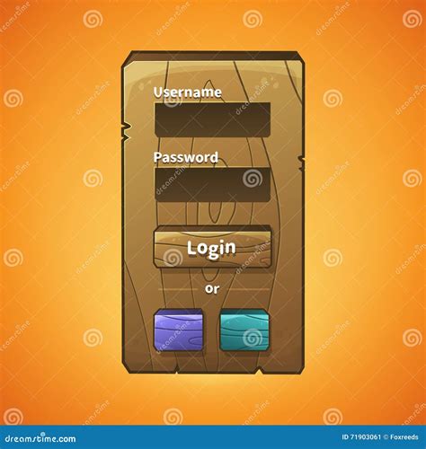 vector wooden menu stock vector illustration of graphic 71903061