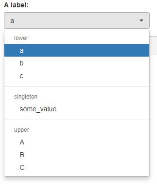 PickerInput Incorrectly Assigns Groups With Single Member Issue DreamRs ShinyWidgets