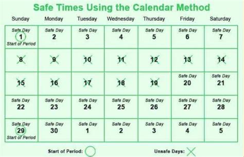 Menstrual Cycle Pregnancy Safe Period