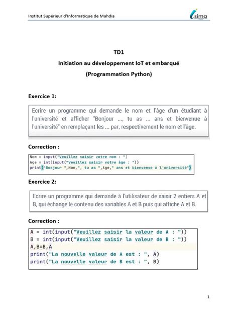 Td Iot Correction Pdf