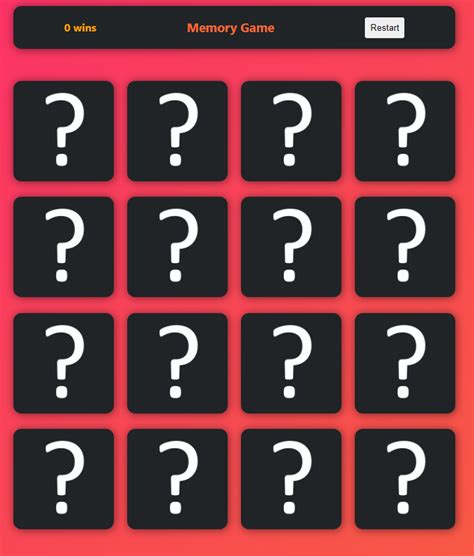 github lennyest memory game a simple memory game made in react