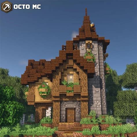 Minecraft Small Castle Minecraft Medieval House Minecraft Starter