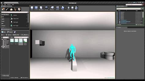 UE Side Scroller Test YouTube