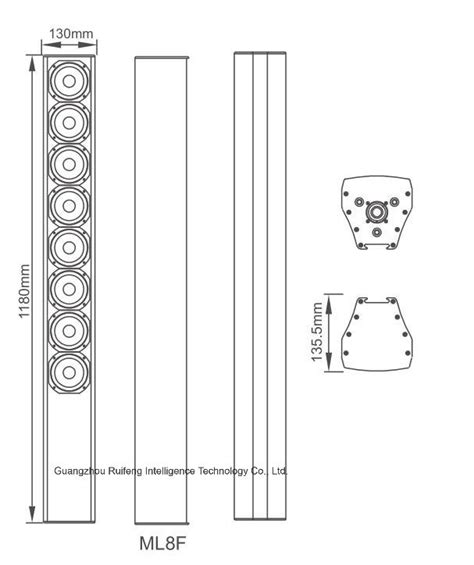 China Professional Speaker Pro Audio Small Active Column Line Array