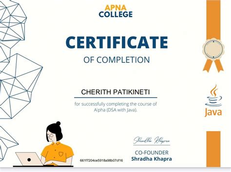 Cherith Patikineti On Linkedin Apnacollege Dsajava Coding