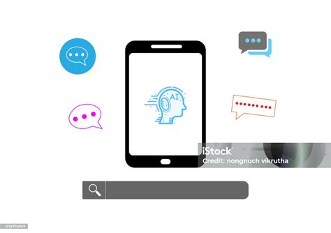 Ai 기술 인공 지능 기술을 사용하는 사람 스마트 로봇 Ai 인공 지능을 입력하여 명령 프롬프트를 입력하여 무언가를 생성하고