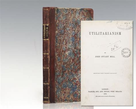 Utilitarianism John Stuart Mill First Edition Rare