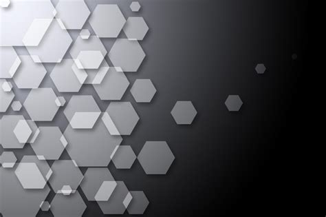 Premium Photo Geometric Hexagons Pattern Gradients Overlapping