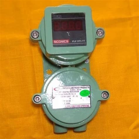 Led Mild Steel Flameproof Temperature Indicator Model Namenumber Flp