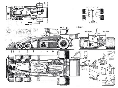 Tyrrell P34 Blueprint Download Free Blueprint For 3d Modeling