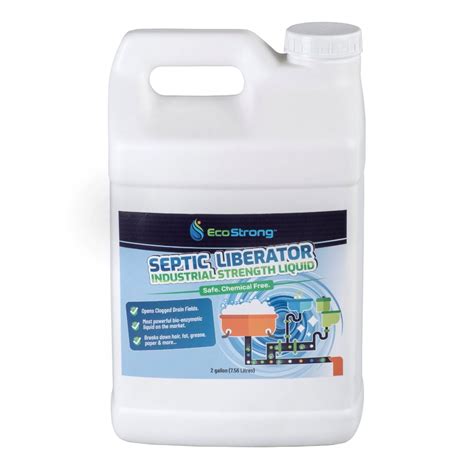Ecostrong Septic Liberator Shock Treatment Rescue Failing Septic Systems 2 Gallons