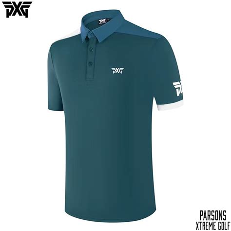 PXG 골프 종 남성 기능성 반팔 카라 티셔츠 G 골퍼 엠파이어 골프웨어 레플리카 전문