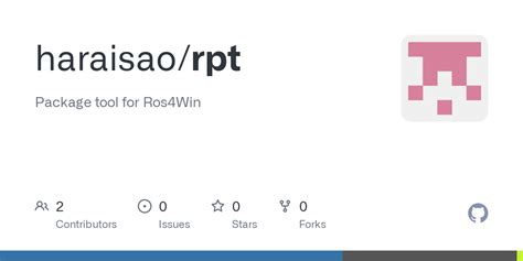 GitHub Haraisao Rpt Package Tool For Ros4Win