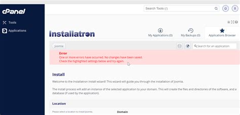 How To Install Joomla Using Installatron In Cpanel